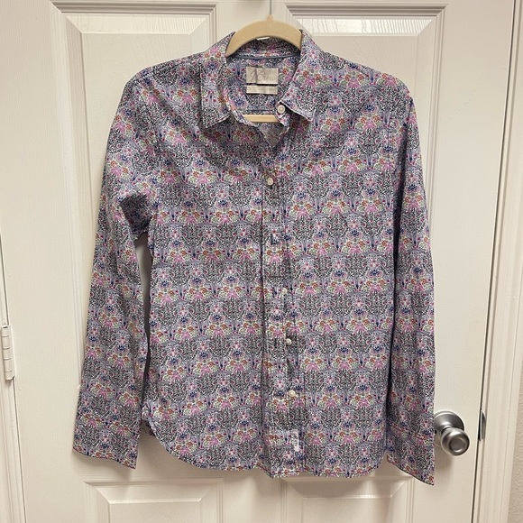 J. Crew | Tops | J Crew Liberty London Fabric Button Down Shirt | Poshmark